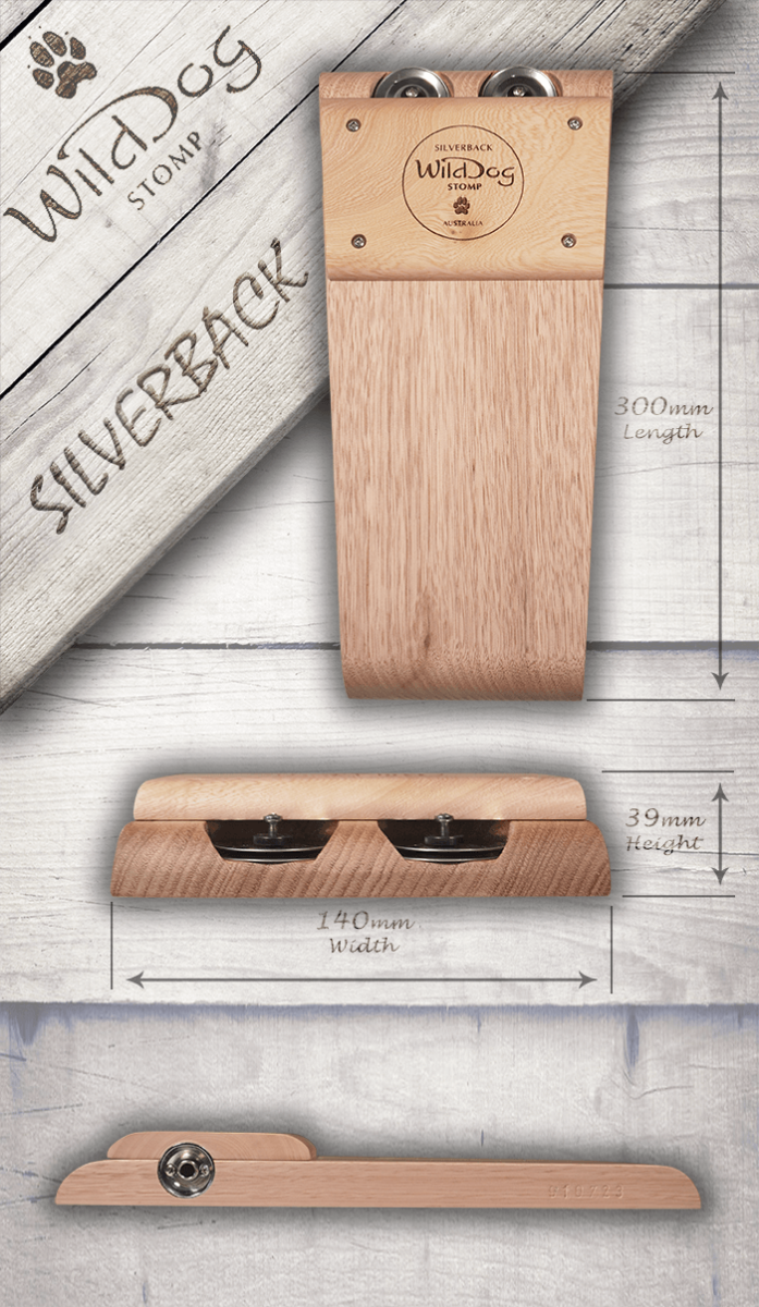 SILVERBACK – Wild Dog Stomp Boxes Australia